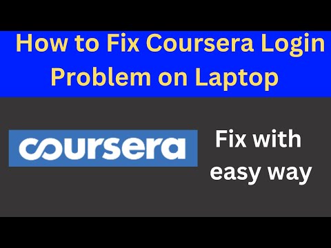 How to Fix Coursera Login Problem Error Window 10 laptop | Coursera Not login Just loading On PC