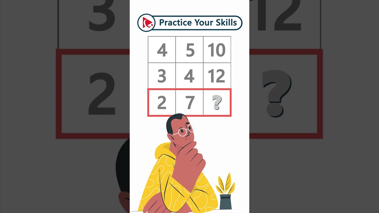 COGNITIVE TEST: Can You Calculate The Missing Number? #cognitivetest #aptitudetest  #jobevaluation