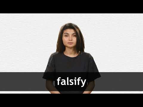 FALSIFY definition and meaning | Collins English Dictionary