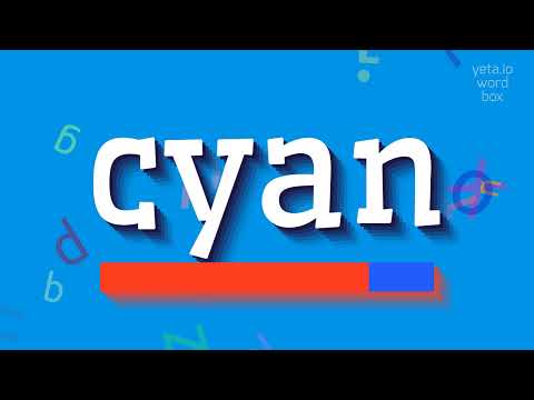 How to say "cyan"! (High Quality Voices)