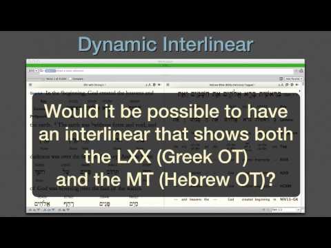#92 Accordance 10.2: Combined Text & MT-LXX Interlinear