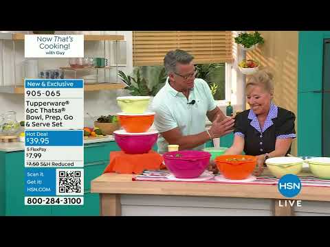 Tupperware 6piece Thatsa Bowl Prep, Go and Serve Set