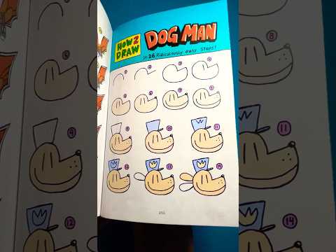 How to draw Dog Man! Easy step by step #howtodraw #dogman #dogmanstories #catkid #howtodraweasy