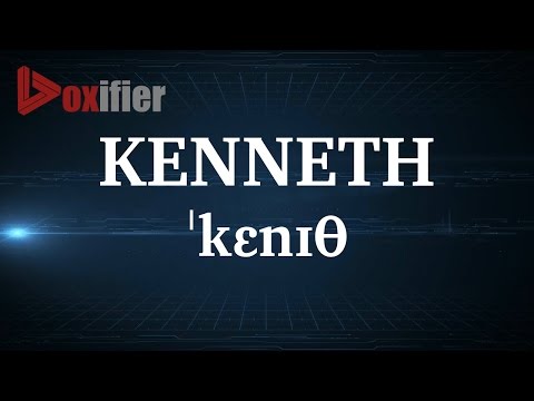 English Pronunciation of Kenneth - Voxifier.com