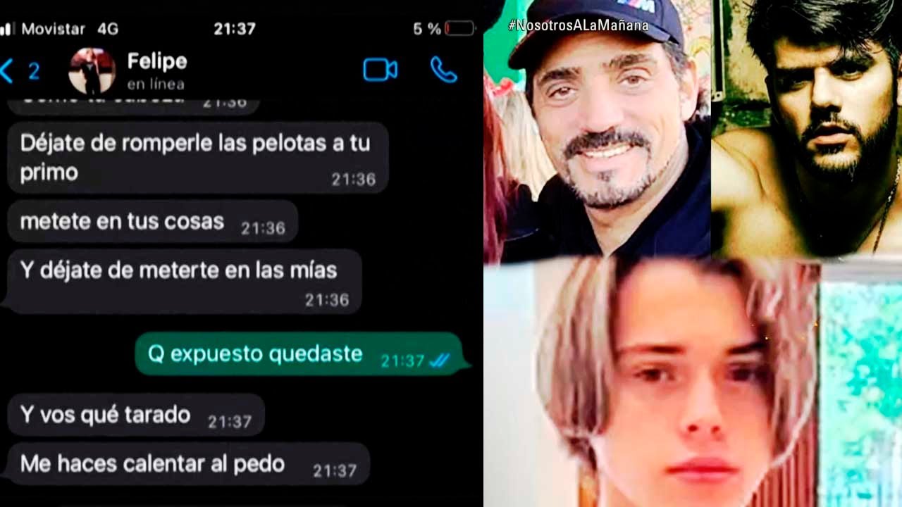 Filtran el fuerte chat de Felipe y su tío Eduardo Fort | Pablo Layús