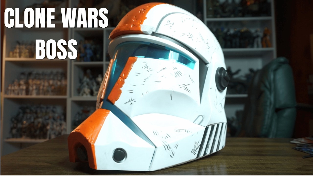 Mid or Peak?! Jazwares made a REPUBLIC COMMANDO BOSS HELMET! 1/1 Scale RC1138 Wearable Helmet Review