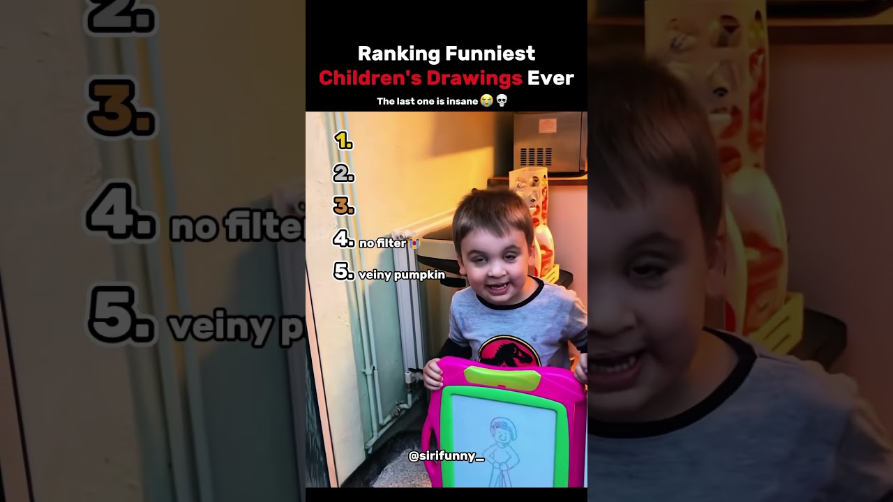 Ranking The Top 5 Funniest Children’s Drawings Ever