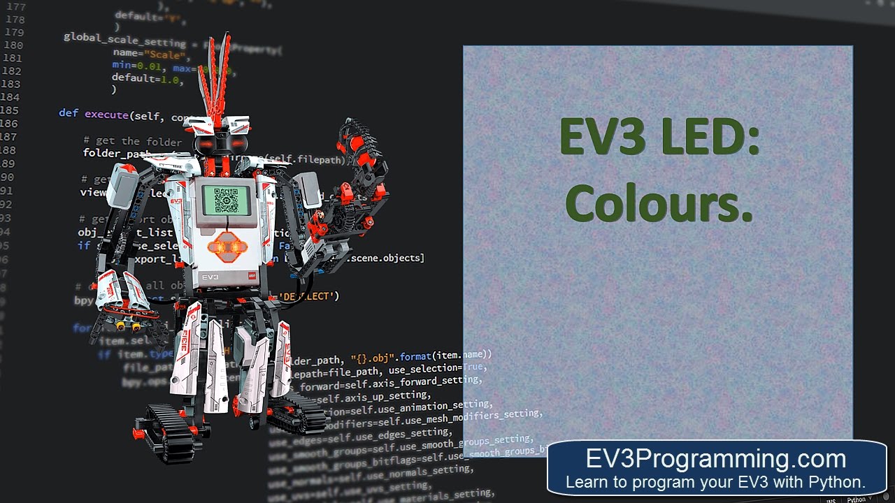 EV3 Python; LED Colours