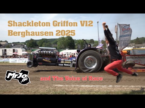 Shackleton Griffon V12 Power Tractor Pulling Berghausen 2025