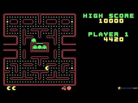Pacmania gameplay (PC Game, 1990)