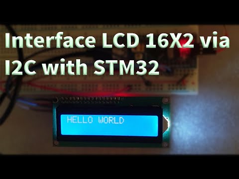 LCD via I2C in STM32 || CUBEIDE || PCF8574
