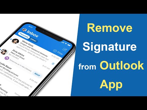 How to Remove Signature from Outlook Email App on Android Mobile?