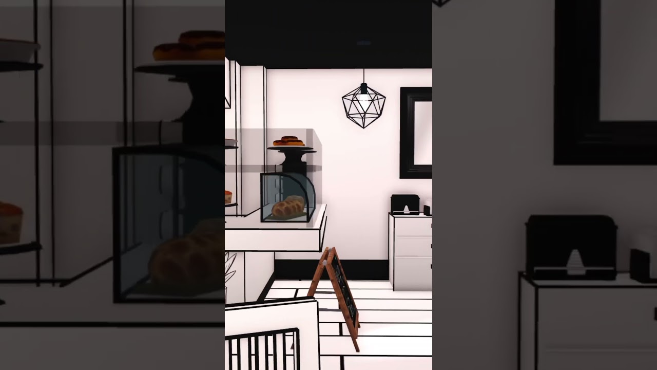 building a 2D cafe in #bloxburg