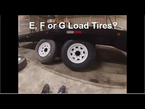 New Tires for 16K Trailer - E, F, or G Load Range
