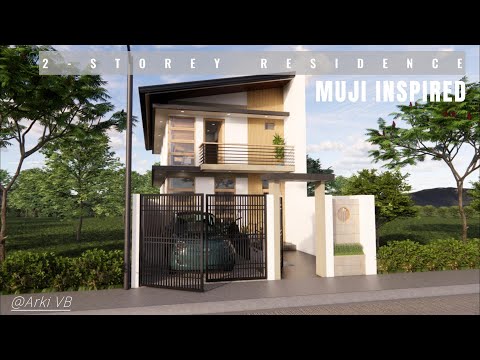 Muji Inspired 2-Storey Residence