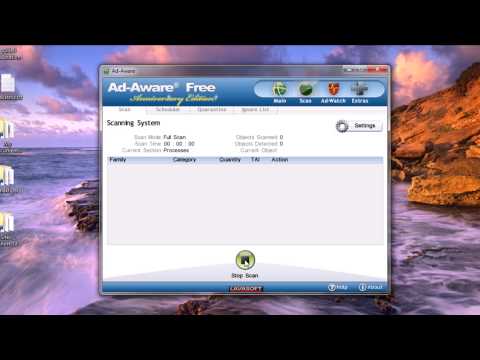 Ad_Aware by Lavasoft, Spyware scan