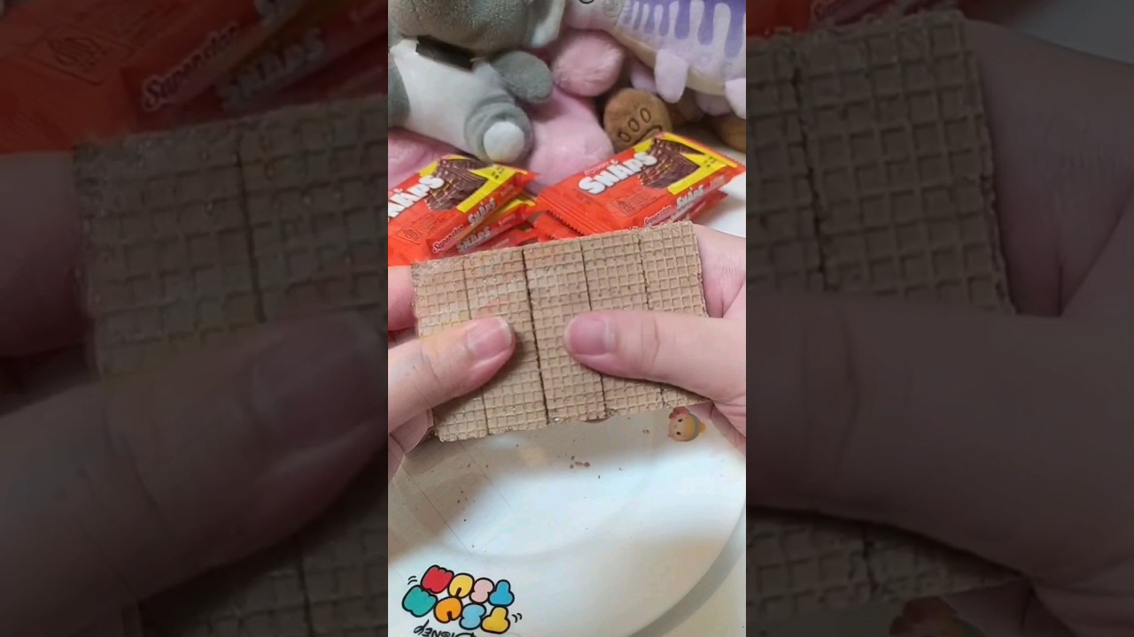 Wafer Coklat SuperStar Snaps | Unwrapping #shorts