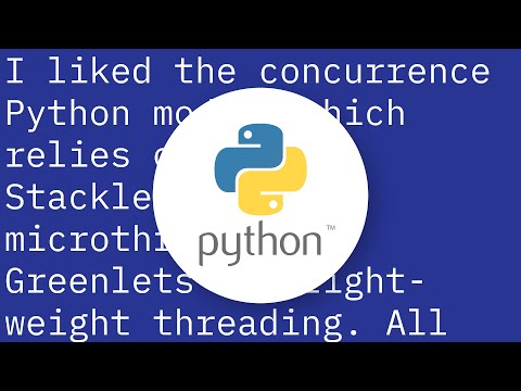 A clean, lightweight alternative to Python's twisted?