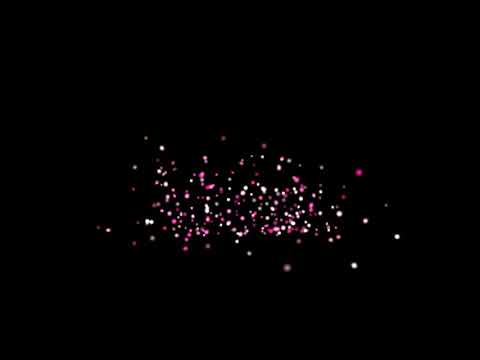 particles neon light, transparent over layer light | transparent background video | free use