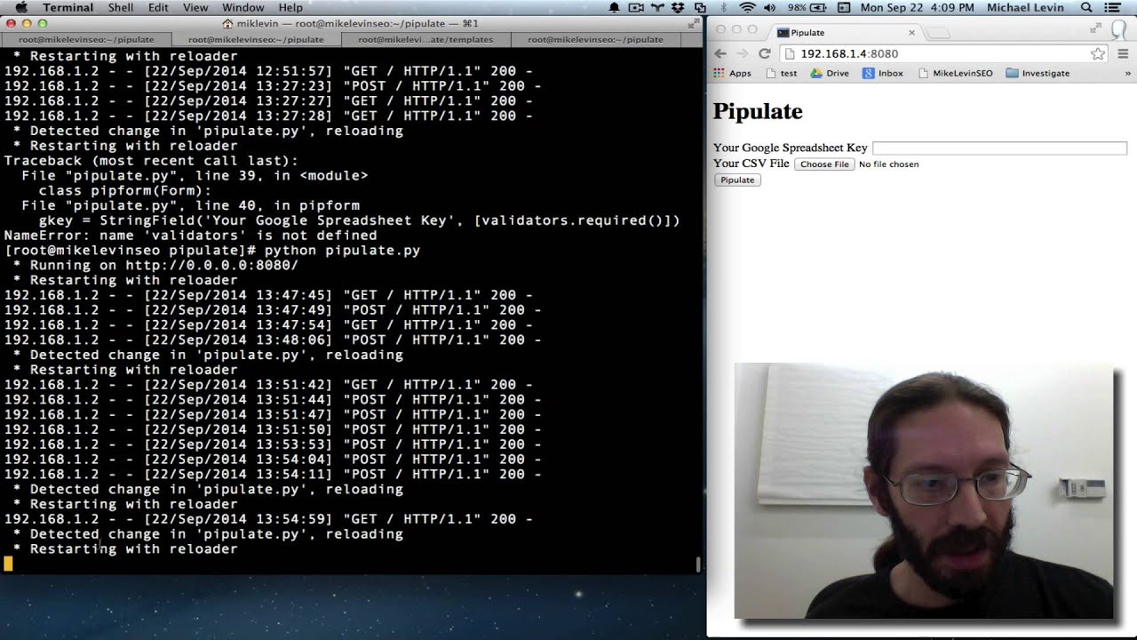 Validating A Web Form Field in Python Flask