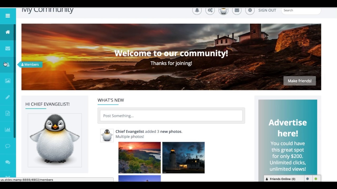 SocialEngine PHP 4.9 Tour