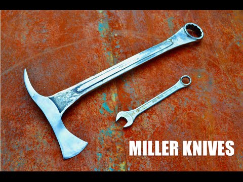 Watch a Wrench Get Beaten Into a Homemade Tomahawk