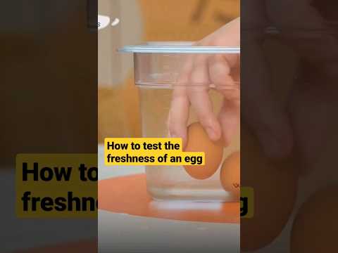 How to test the freshness of an egg