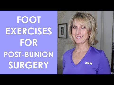 Exercises for Post Bunion Surgery