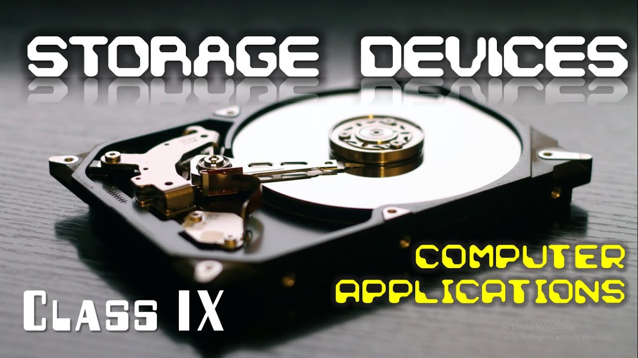 Lecture 5 | Storage Devices | Class IX | Computer Applications