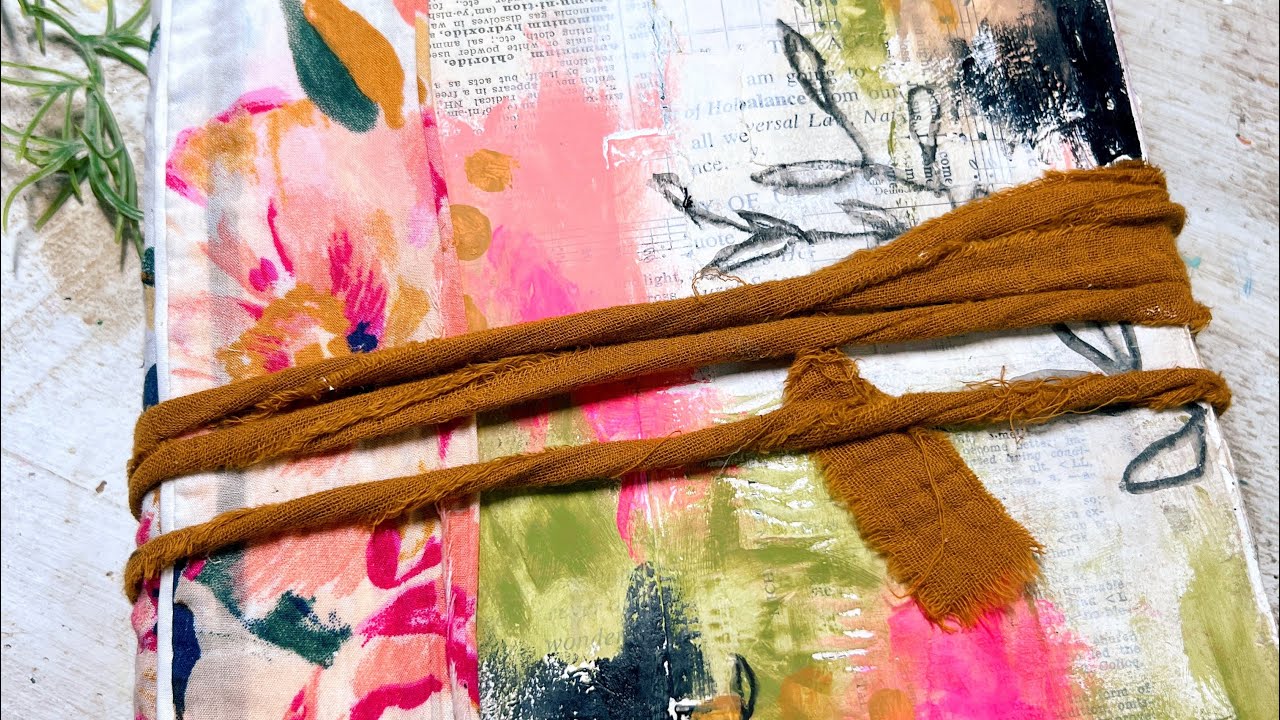 Flip Through of Completed Art Journal from Composition Notebook