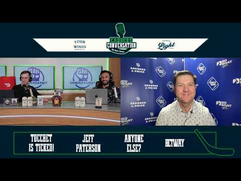 Jeff Paterson on Tocchet's handling of Kuzmenko, Suter injury setback, Canucks practice lines, Petey