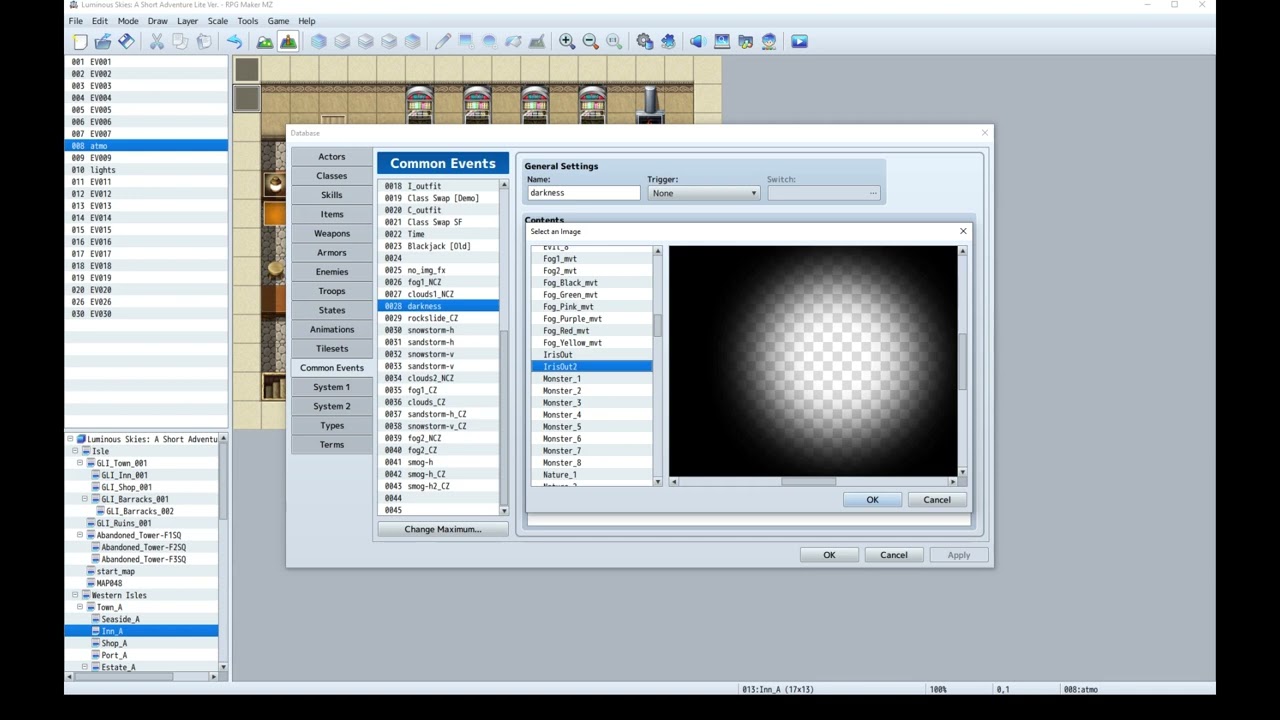 RPG Maker MZ/MV Tutorial: Clouds and Lighting