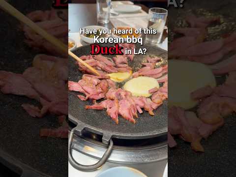 Who knew duck Korean BBQ is a thing? Dha Rae Oak is a shop in LA that specializes in Korean BBQ duck