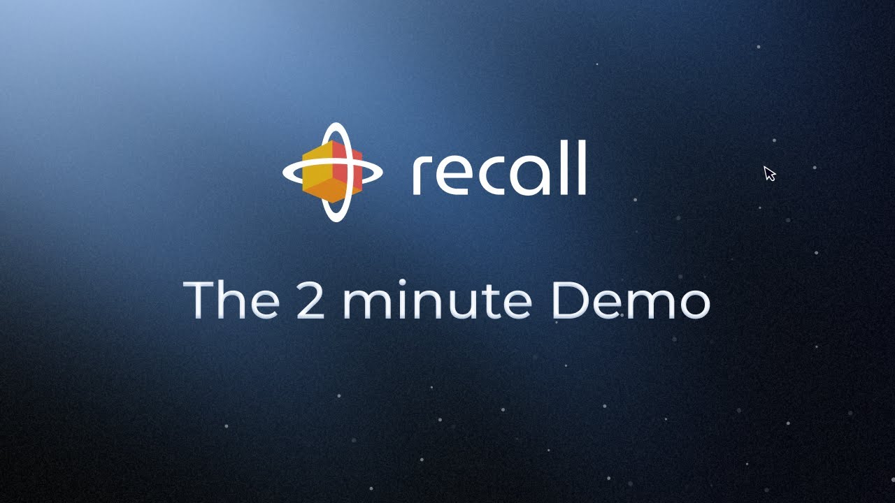 March 2025: The Recall Demo