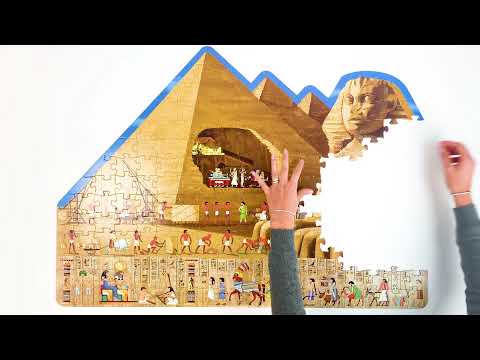Sassi Travel Learn and Explore Ancient Egypt Puzzle and Book Set