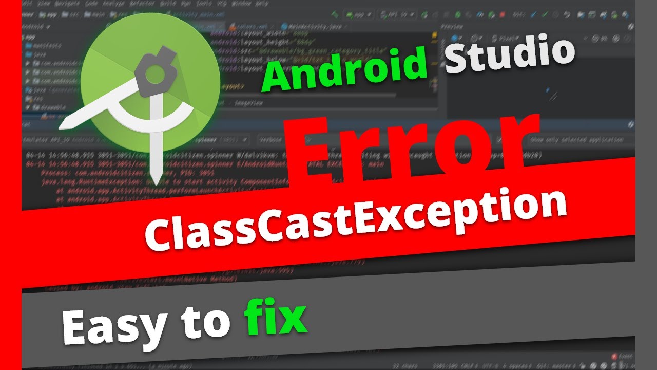 ClassCastException: How to Fix ClassCastException | Android Studio Error | Java