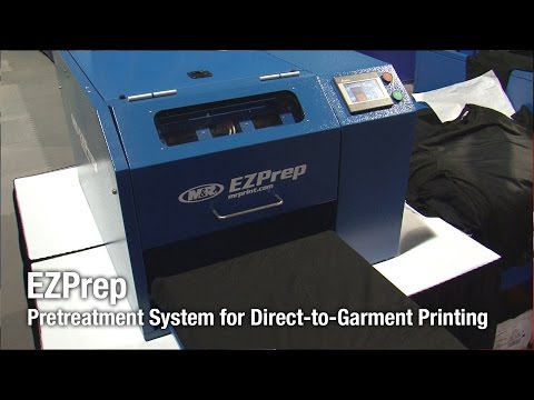 M&R's EZPrep Pretreatment System for Direct-to-Garment Printing
