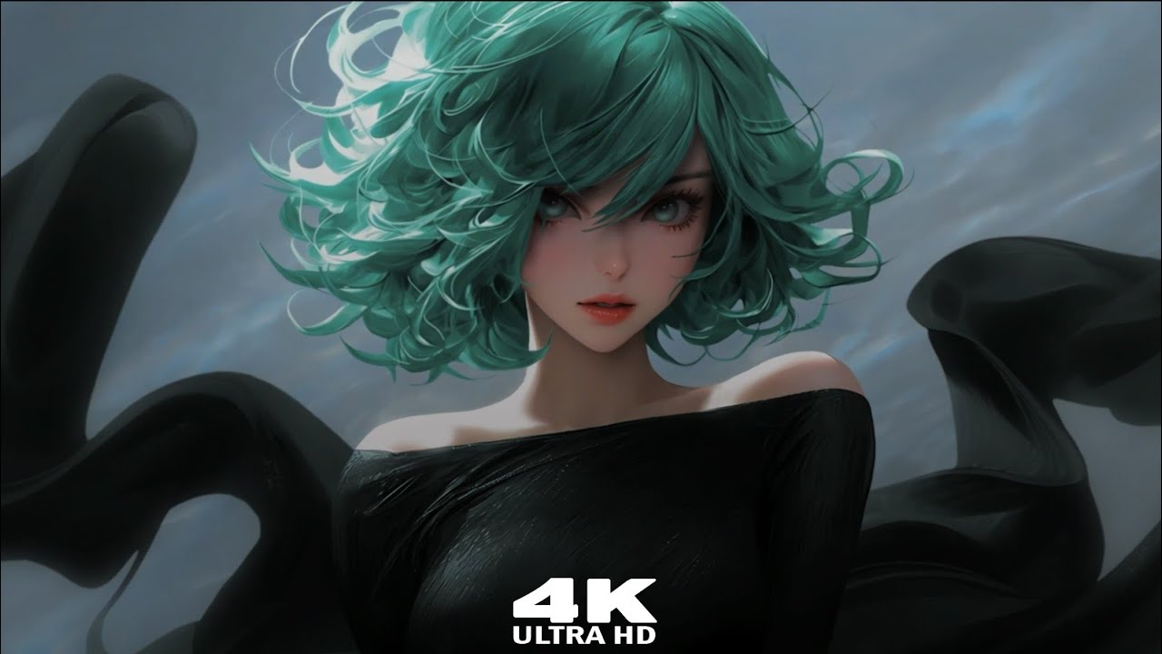 1 Hour loop 4k Tatsumaki Light Glance One Punch Man Live Wallpaper & Screensaver #anime #wallpaper