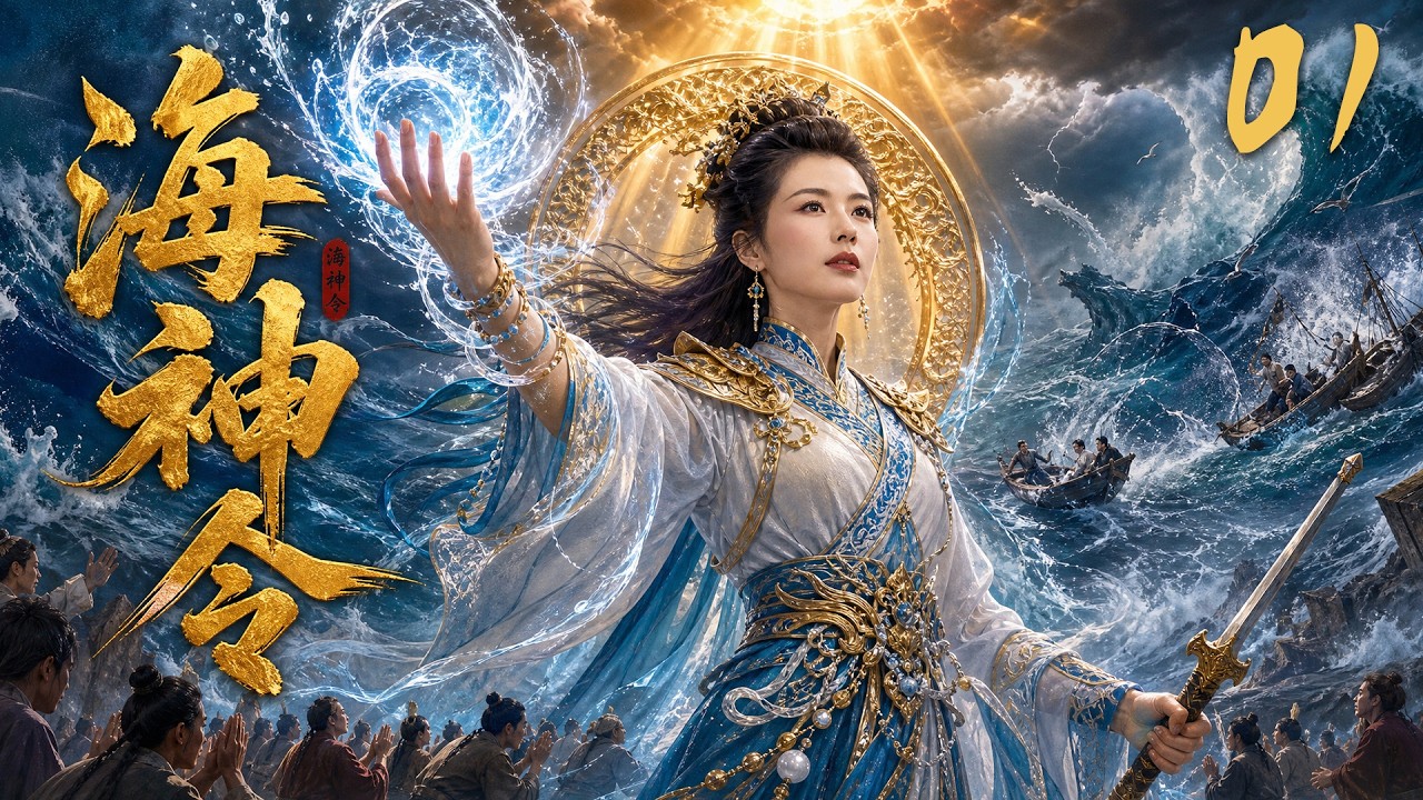 《海神令》EP01｜凡女降世自帶天命，踏浪破劫救蒼生，逆天封神！💕#古装 #仙侠 #权谋 #Chinese Drama #赵丽颖 #赵露思 #肖战 #love #穿越 #movie #drama