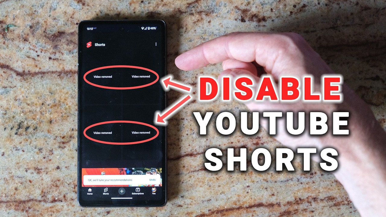 How to Disable YouTube Shorts (iPhone/Android)