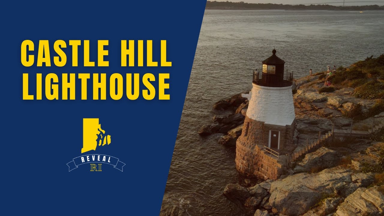 Experience the Magic of Rhode Island's Newport Lighthouse from Above | A Breathtaking Drone Tour
