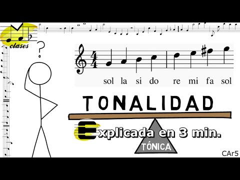 La tonalidad y su definición dentro de la música. Lección de armonía 5. FÁCIL