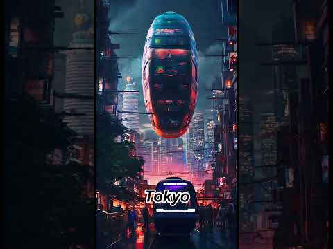 Famous cities in the future AI Generated