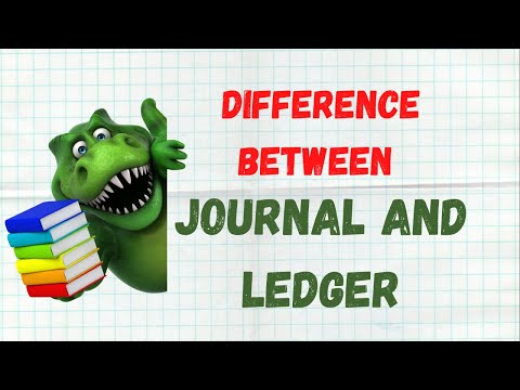 Difference Between Journal and Ledger | Accounting How To | How to Pass Accounting Class