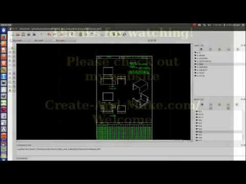 Using Manufactures drawings in LibreCAD Video Lecture - LibreCAD: Become an Expert - Design ...