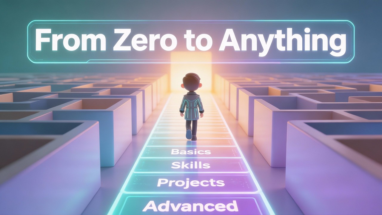 From Zero to Anything (The Learning System That Actually Works)