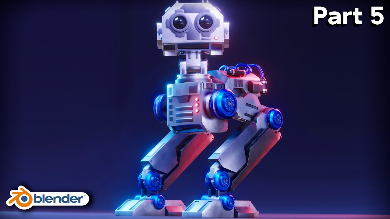 Sci-Fi Mech Robot - Part 5 (Blender Tutorial)