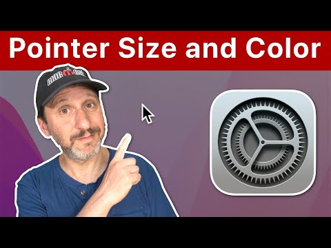 Changing The Pointer Size and Color On a Mac
