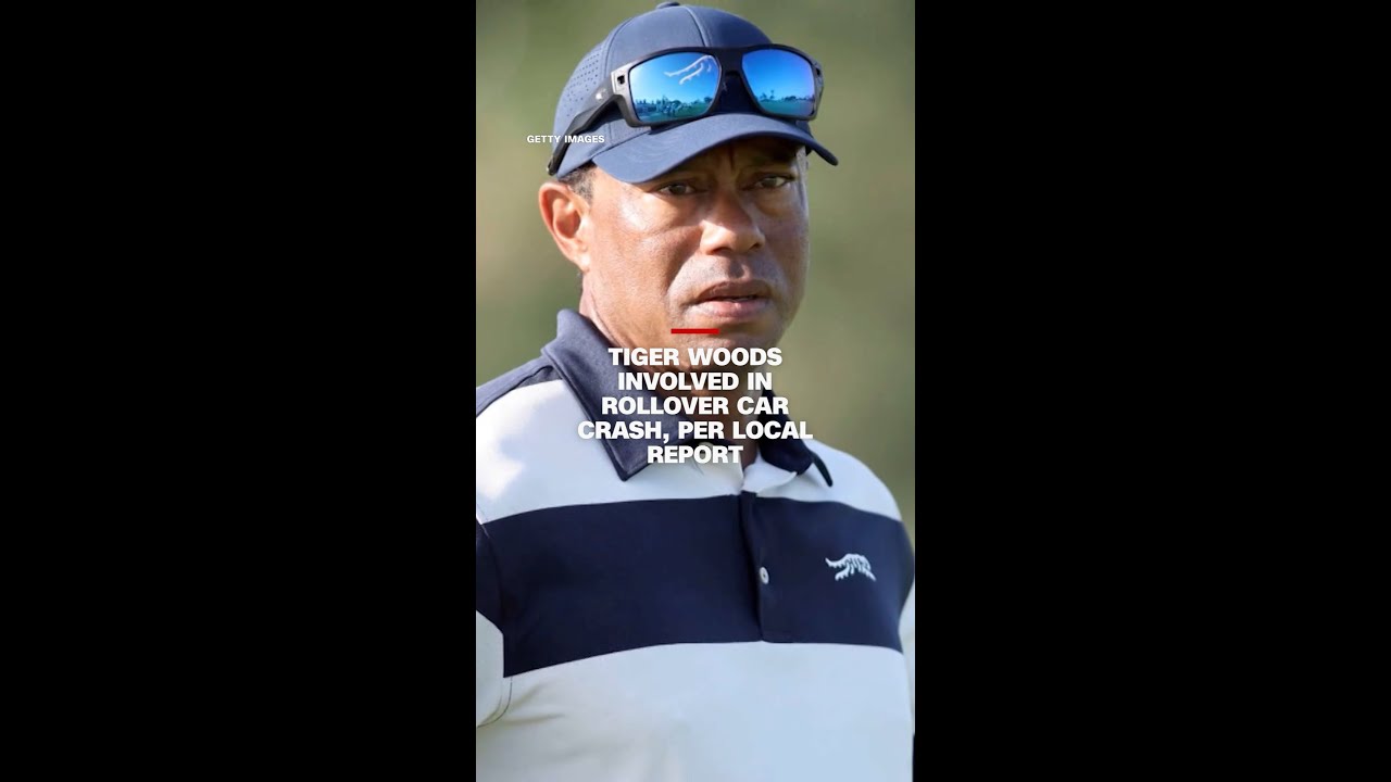 Tiger Woods involved in rollover car crash per local report