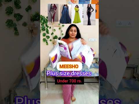 Meesho Plus size dresses haul✨💞 #meesho #plussize #haul